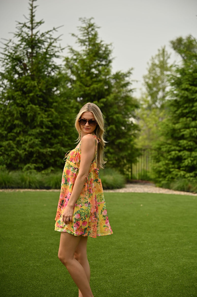 Adventure Dress - Bold Print Mini Dress | HoneyPlum Clothing