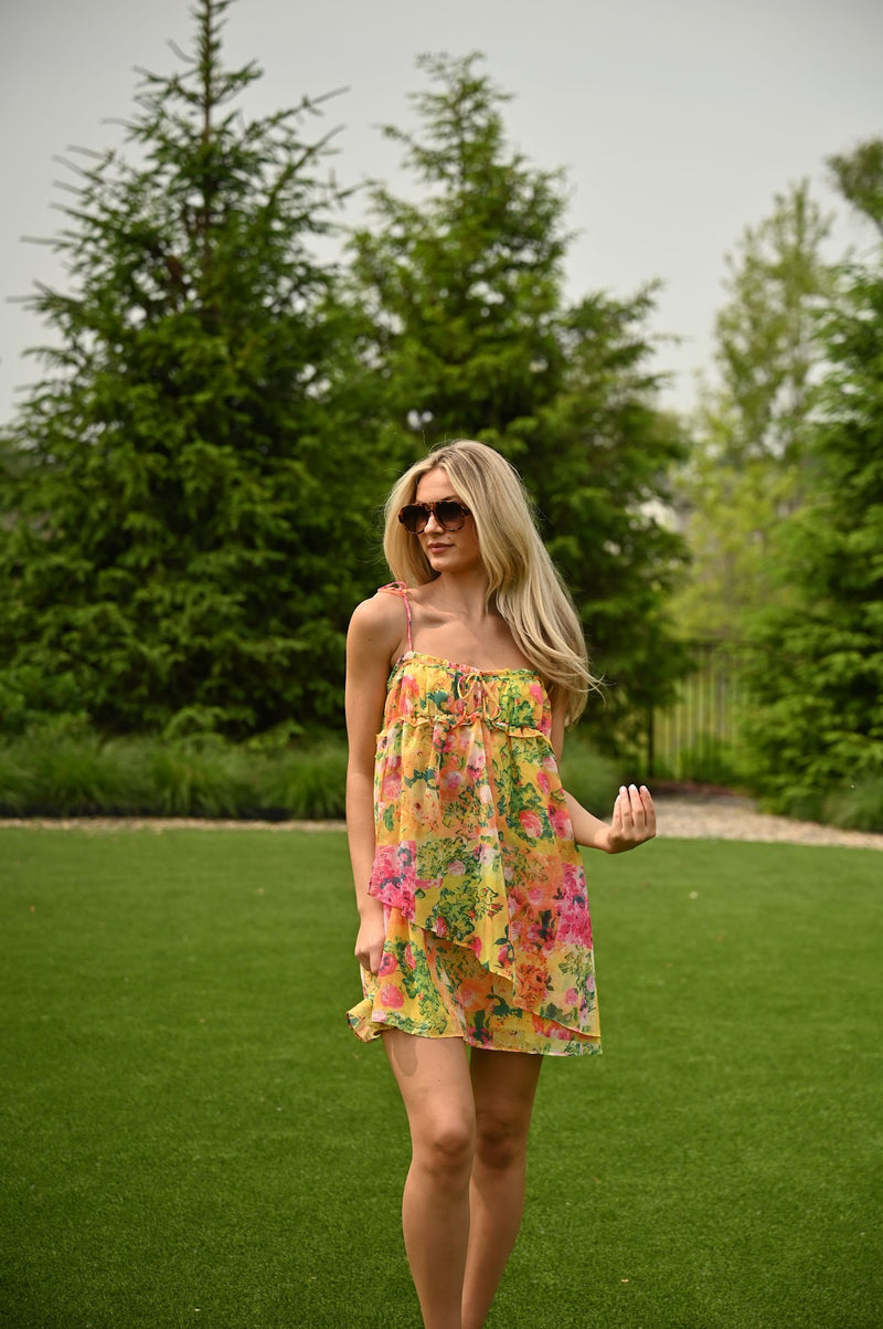 Adventure Dress - Bold Print Mini Dress | HoneyPlum Clothing
